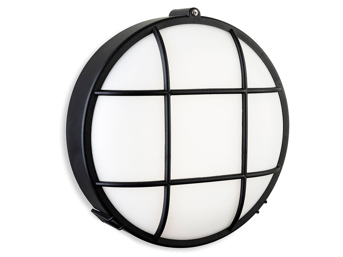 Firstlight Lewis LED Resin Bulkhead - Round 3846BK — Bonus Superstore