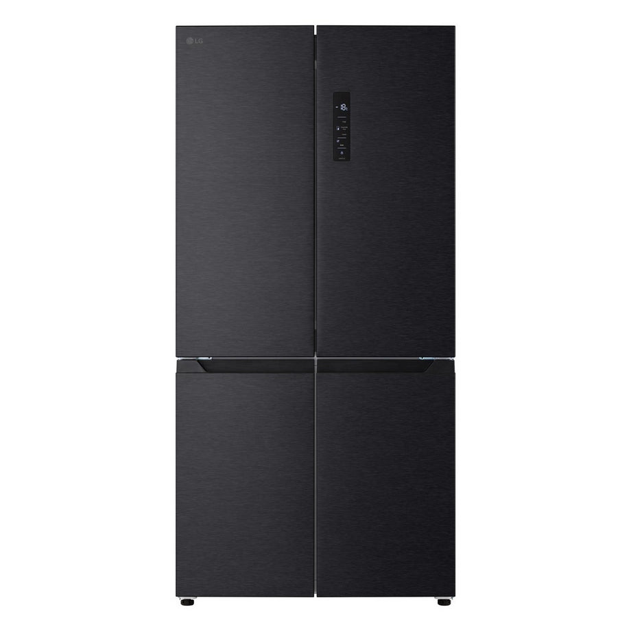 LG GMM42ABBEH No Frost American Fridge Freezer - Matte Black — Bonus ...