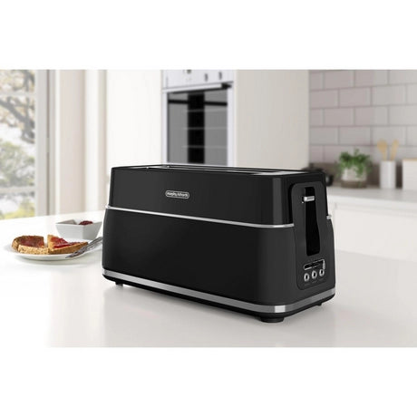Morphy Richards Signature 4 Slice Toaster - Black — Bonus Superstore