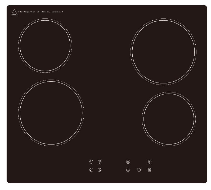 Domapp DOMAPP60CHHOB Built in Ceramic Hob — Bonus Superstore