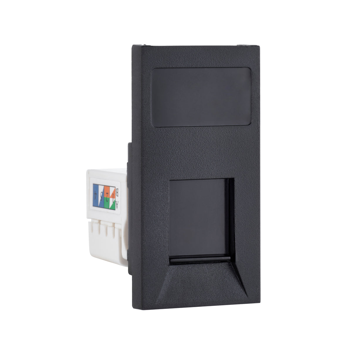 Saxby MORJ45C6BL Euro Module RJ45 CAT6e Module - Matt Black — Bonus ...