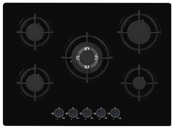 Domapp 70 x 51cm Built in Glass Black Hob DOMAPP70CGGLPG — Bonus Superstore
